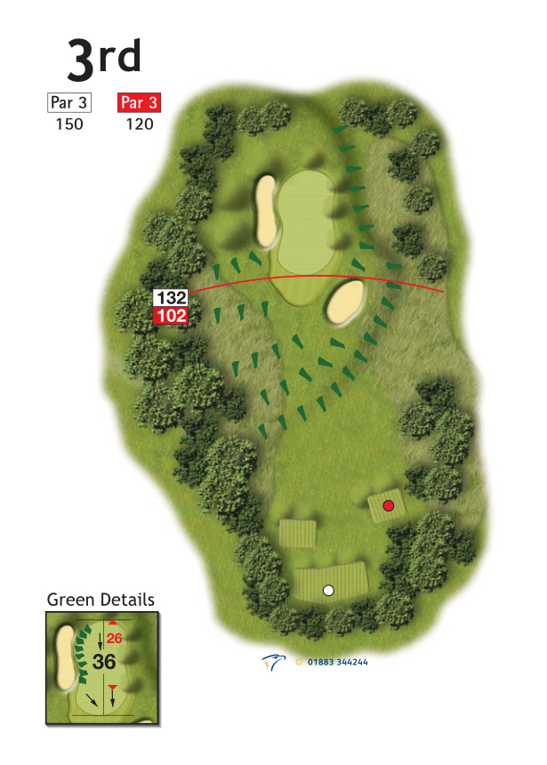 Hole 3 | The Old Course | Leckford Golf
